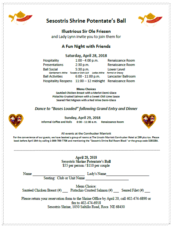Sesostris Shrine - Potentate's Ball April 28